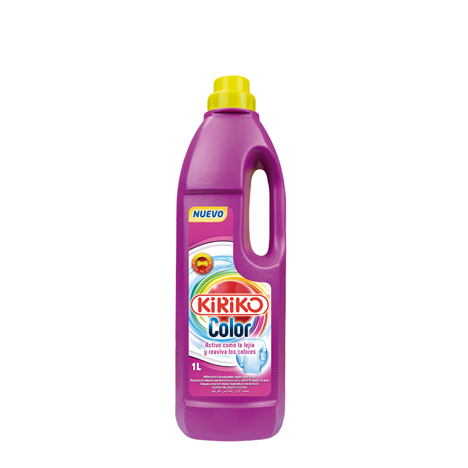 Kiriko Detergente Oxigenado para Roupa de Cor 1l - Mundo Limpo