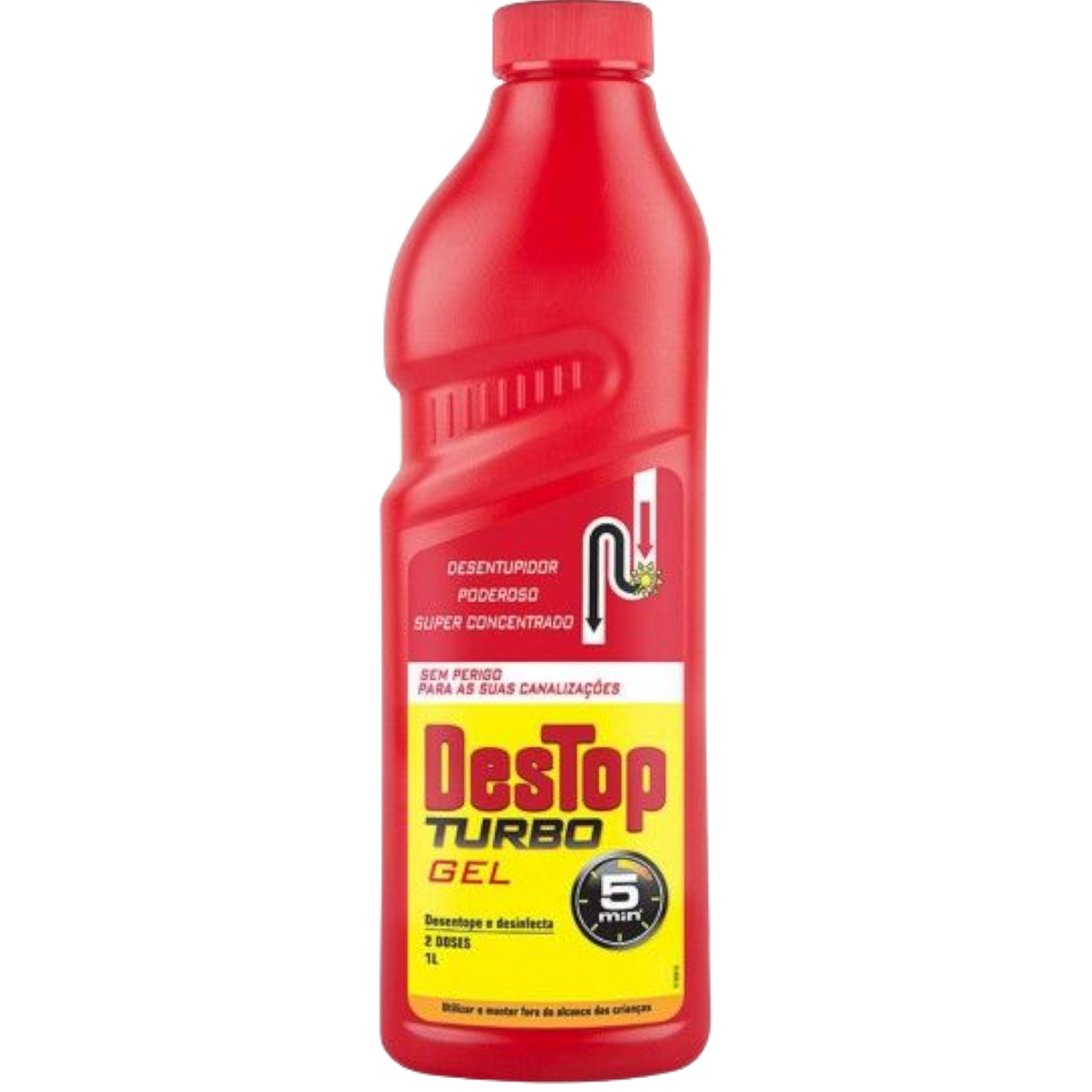 Destop Turbo Gel: Poderoso Desentupidor Rápido - Mundo Limpo