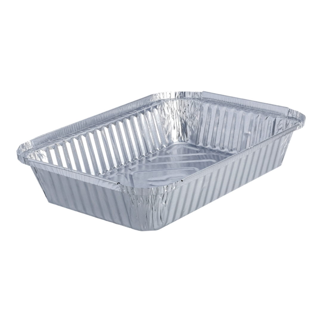 Formas de Alumínio Retangular 980ml 100 Unidades - Mundo Limpo
