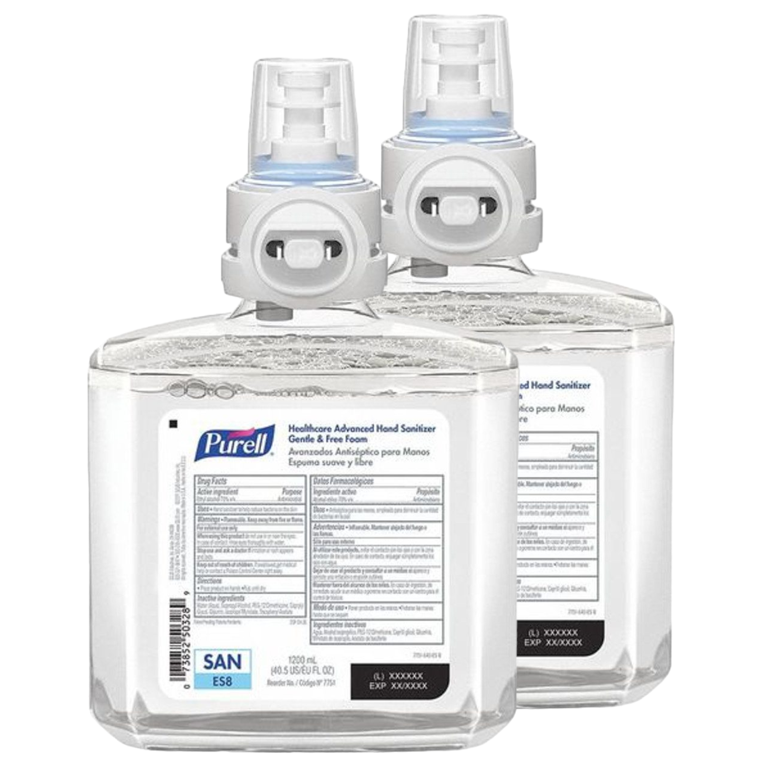 PURELL® Advanced - 2 x Recarga 1200ml de Gel Alcoólico Antissético Para ...